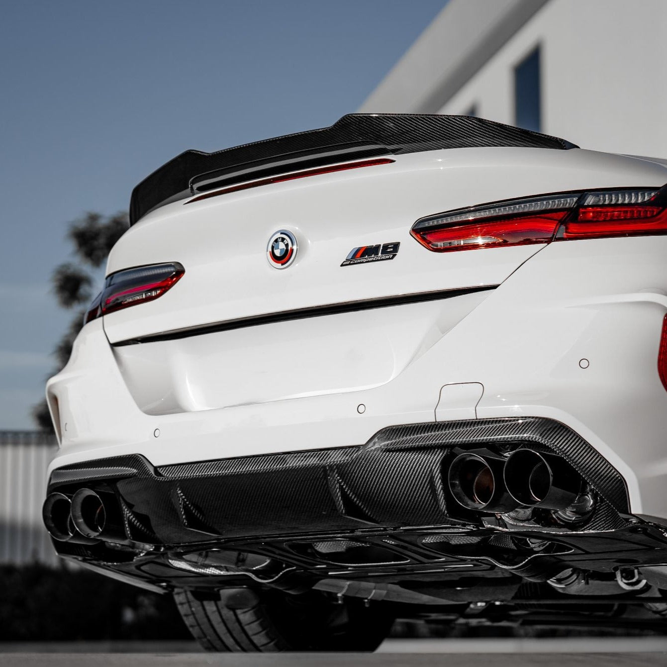 OEM Style Carbon Fiber Rear Diffuser - BMW F91 / F92 / F93 M8 – Motivo Motoring